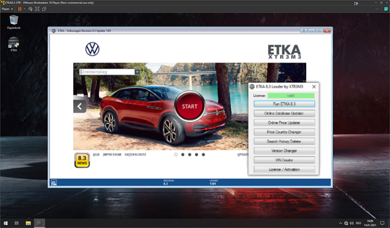 VW Volkswagen ETKA 8.3 EPC-2022.10 Download & Installation Service – Heavy Duty Truck Diagnostic ...